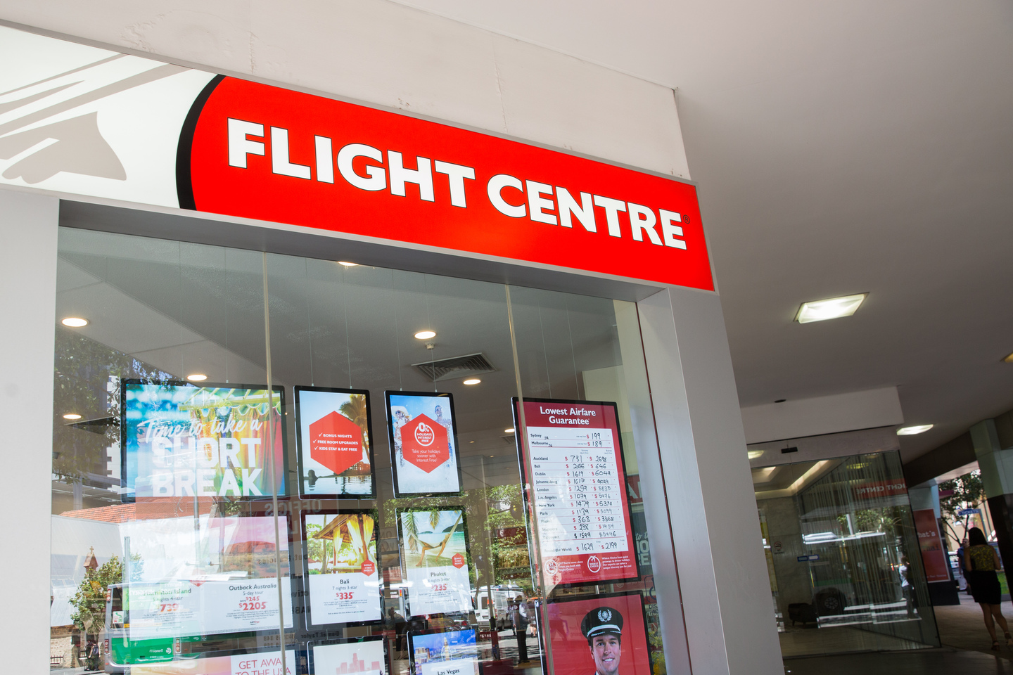 Flight Centre profit down $27.1m
